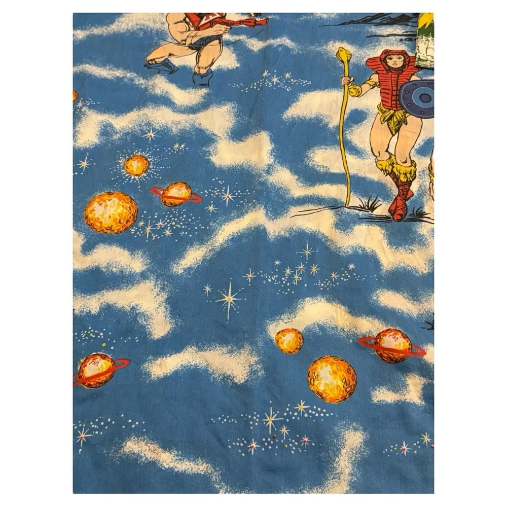 Mattel | Bedding | 983 Heman Masters Of The Universe Twin Flat And ...